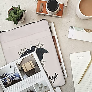 MAOFAED We Love Rainy Days Don't We Baby Book Sleeve Book Lover Gift Bookish Gift Book Protector Book Nerd Gift (Love Rainy Days)