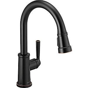 Peerless Westchester Single-Handle Kitchen Sink Faucet with Pull Down Sprayer, Oil-Rubbed Bronze P7923LF-OB