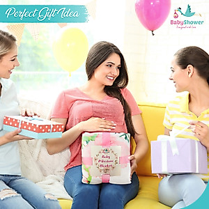 AMAHLE Baby Monthly Milestone Blanket for Girl Boy- Bonus: Wreath + Headband- Premium Fleece with 3D Digital Printing | Best Baby Shower | Newborn Photography