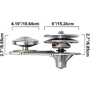 VEVOR Torque Converter 4-7HP Go Kart Clutch 1Inch Replaces Comet TAV2 Manco 10T 40 or 41 and 12T 35 Chain Drive Belt (1" 10T 40/41and 12T 35 Chain)