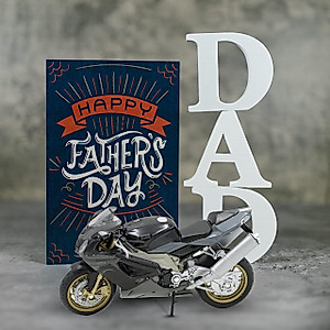 Welly Die Cast Motorcycle Black Triumph 2002 Daytona 9551, 1:18 Scale