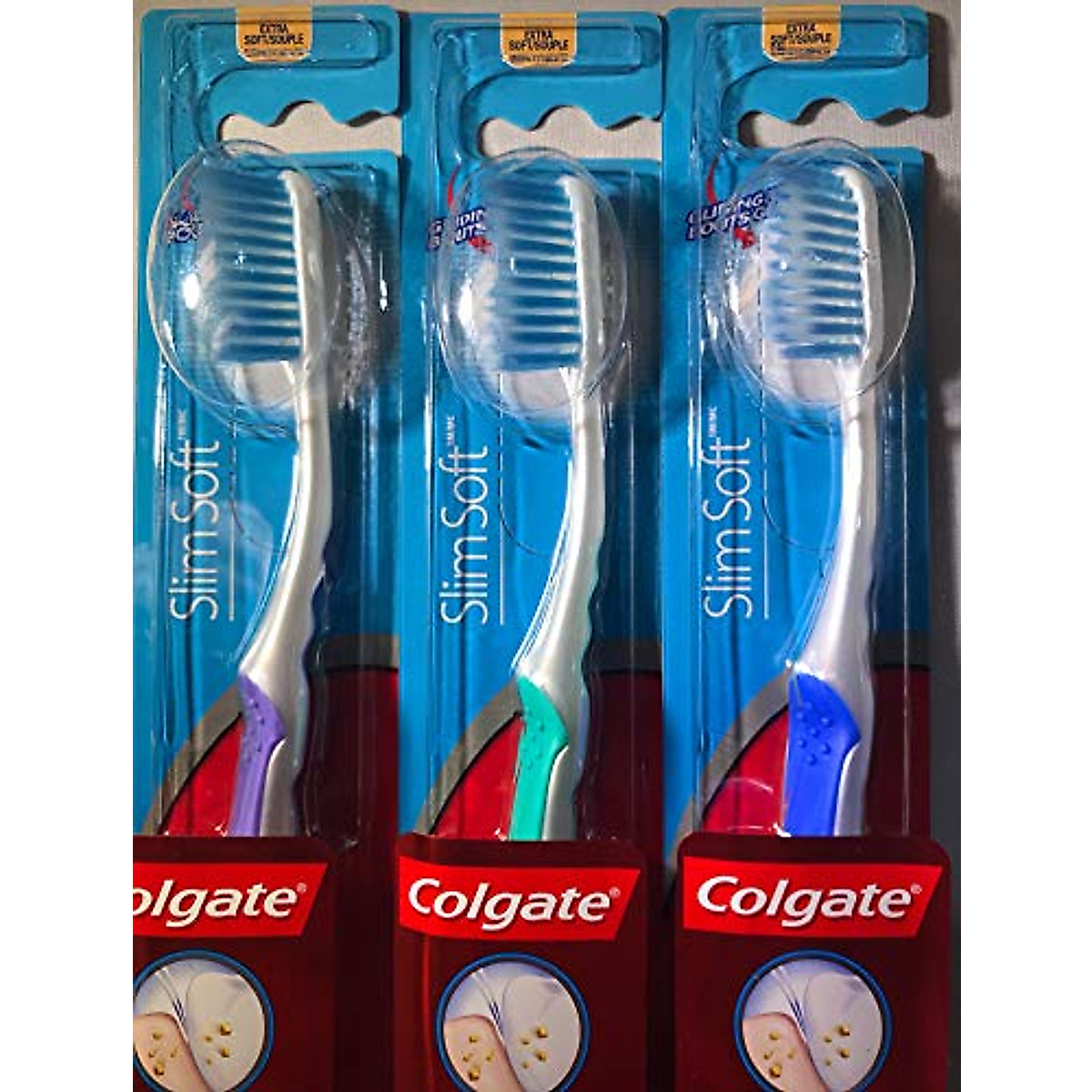 Colgate SlimSoft Ultra Soft Compact Head (Pack of 3)