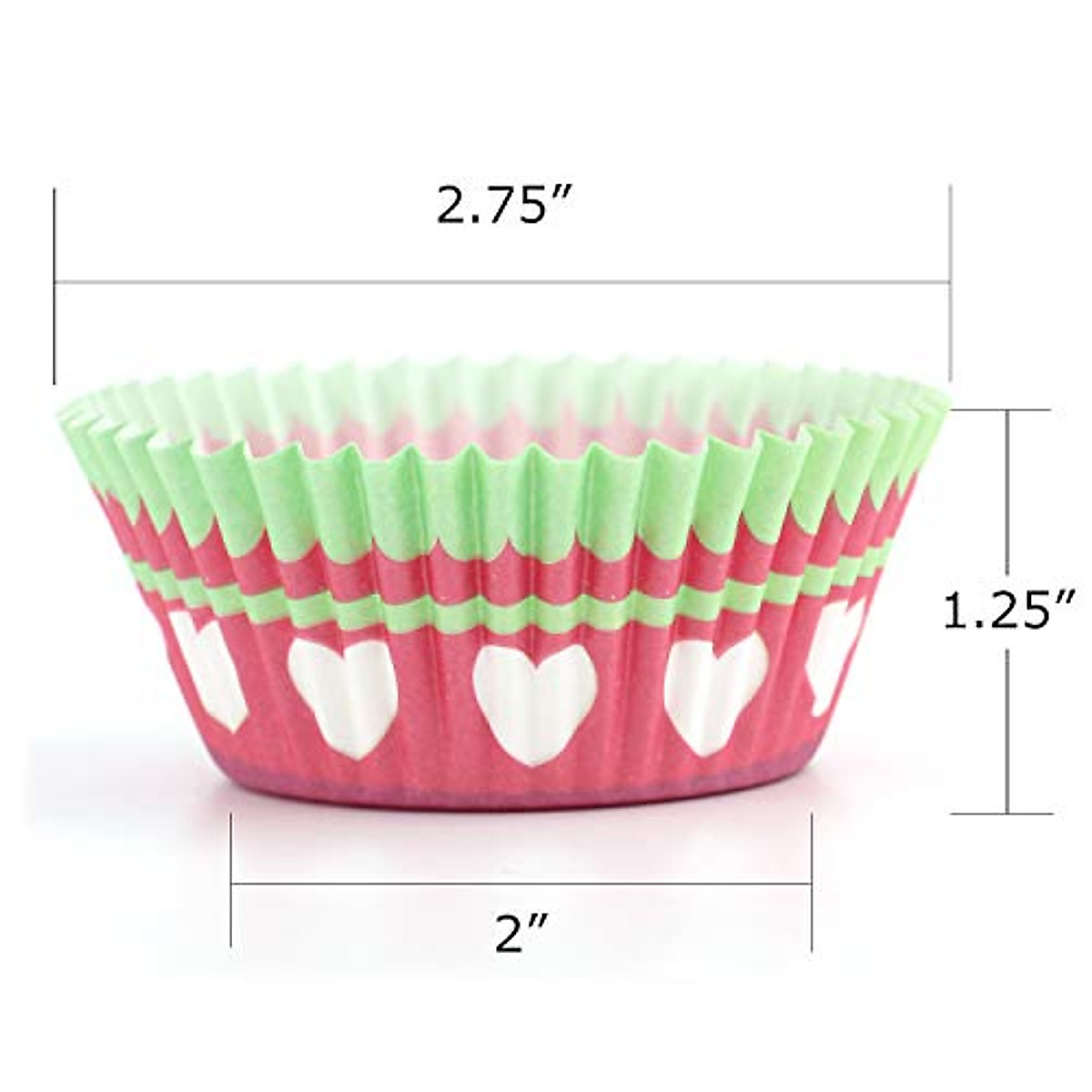 Tosnail 1000 Pack Paper Baking Cups Cupcake Liners Muffin Liner - Assorted 10 Styles