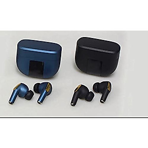 Wireless Bluetooth Earbuds Headphones in Ear with Mic.Touch Control LED Display (Black) High Sound Quality Wireless Earbud, Deep Bass Stereo Bluetooth Earbud with HD Mic(Blue) (AC697N)