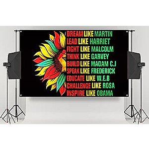 Juneteenth Photo Booth Backdrop Black History Month African American National Holiday Party Decoration Afro February Festival Photography Background Decor