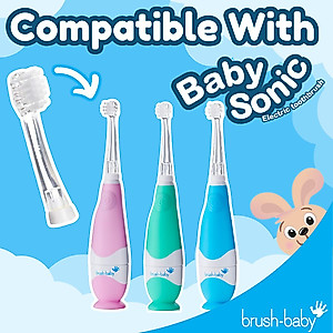 Brush-Baby BabySonic Replacement Heads (18-36 Month (Pack of 4))