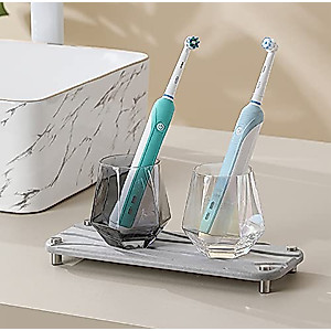 IEVEY Instant Dry Kitchen Sink Organizer Sponge Holder for Kitchen Sink, Under Sink Organizer with a Diatom Mud Base, Suitable for Sink Organizers in Kitchens, Bathrooms, Pantries