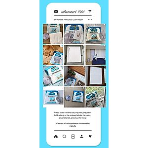 FilterTech Fine Dust Goalkeeper - DIY Filter Saver for Samsung Air Purifier HC-M160C/HC-M160G/HC-M530VM/HC-M530W/HC-M530WM/HC-N130C/HC-N130G/HC-N130W : Additional Protection, Filter Life Extension