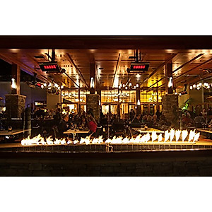 Bromic Heating BH0110003-1 Smart-Heat Platinum 500 Radiant Infrared Patio Heater, Natural Gas, 39800 BTU