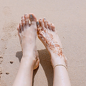 MEVECCO Link Chain Anklet 14K Gold Plated Boho Cute Dainty Mariner Chain Foot Ankle Bracelet Women