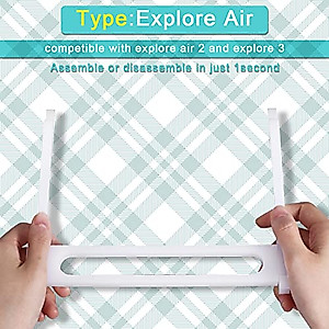 Extension Tray for Cricut Explore Air 2 Explore 3, Tray Extender Compatible with Cricut Explore Series, 12x24 & 12x12 Cutting Mat Extender Support for Cricut Explore Series