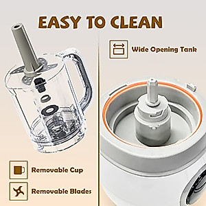 Feekaa Baby Food Blender, Baby Food Maker Steamer and Blender, 6 in 1 Puree Maker 20OZ Warmer Mills Machine, Self Cleans, Auto Cooking, Gift for Baby Shower, Mom, Kids