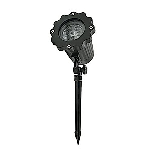 Christmas Outdoor Projector Lights,Yohencin Led White Snowflake Projector Light Waterproof Light Show Decoration Xmas Holiday Wedding Garden Patio Blizzard Projector Lamp (Snowflake)