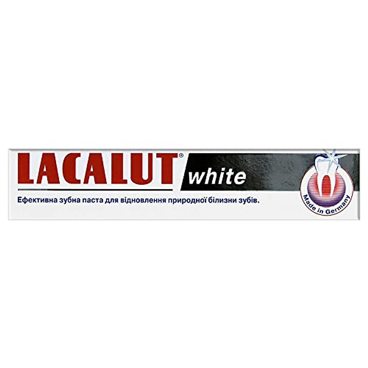 Lacalut White 75ml/2.5oz Madical Grade Toothpaste (2 Value Pack)