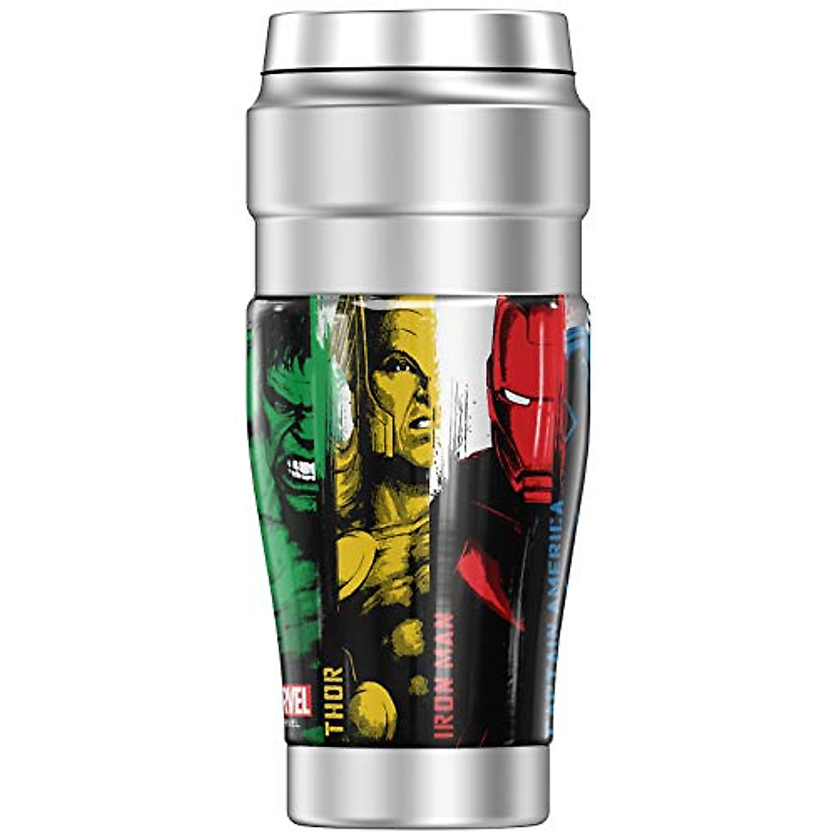THERMOS MARVEL - Avengers Heroes STAINLESS KING Stainless Steel Travel Tumbler, Vacuum insulated & Double Wall, 16oz