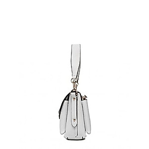 GUESS Eco Brenton Flap Shoulder Bag White One Size