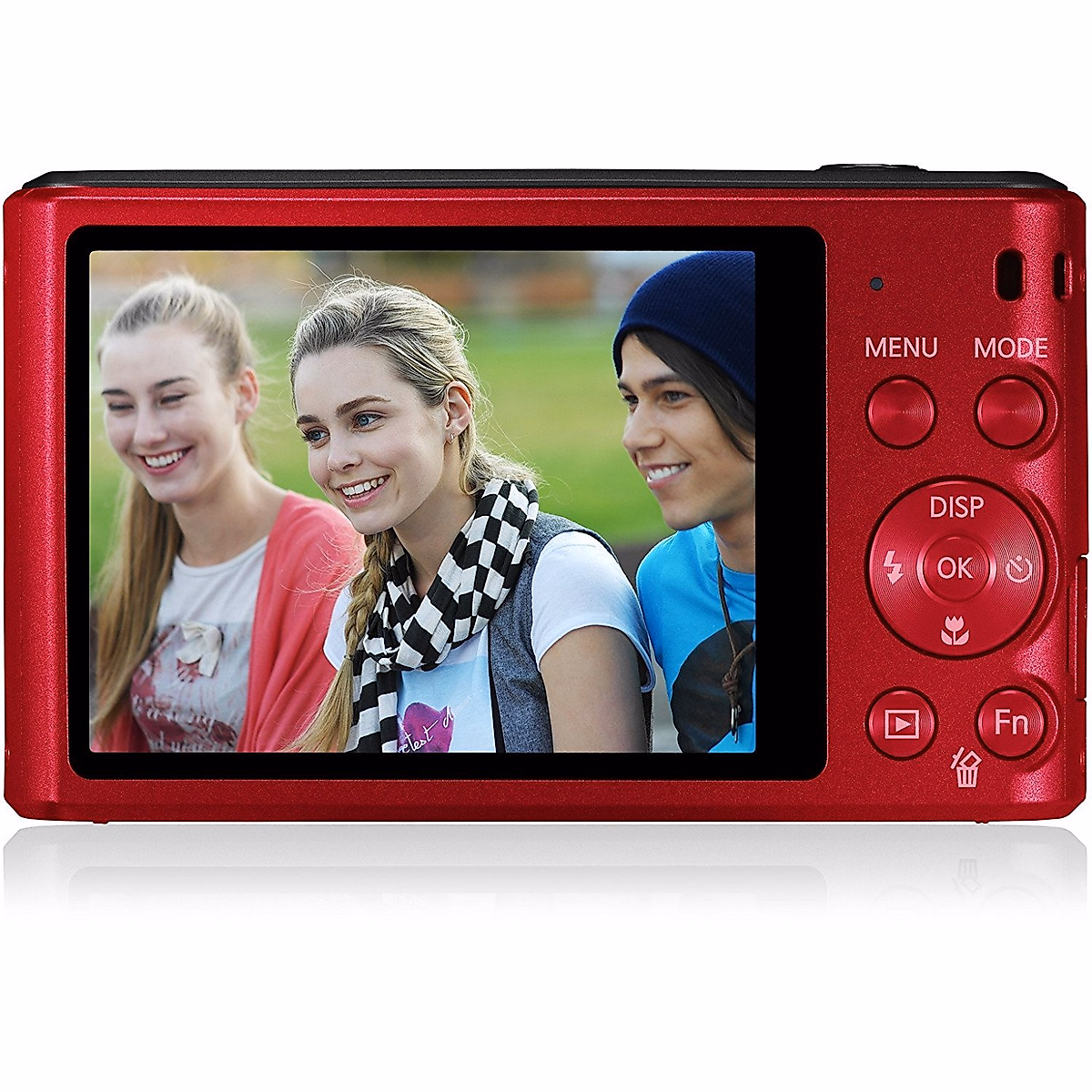 Samsung ST66 16 MP Compact Digital Camera - Red (EC-ST66ZZBPRUS)