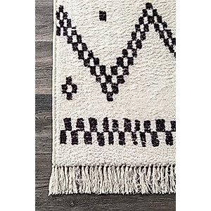 nuLOOM Tracy Moroccan Area Rug, 8' x 10', Off-white