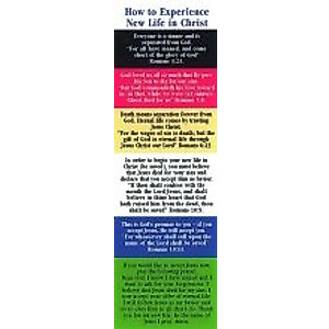 Broadman Holman Bookmarks-Plan Of Salvation (How To Experience) (Package of 25)