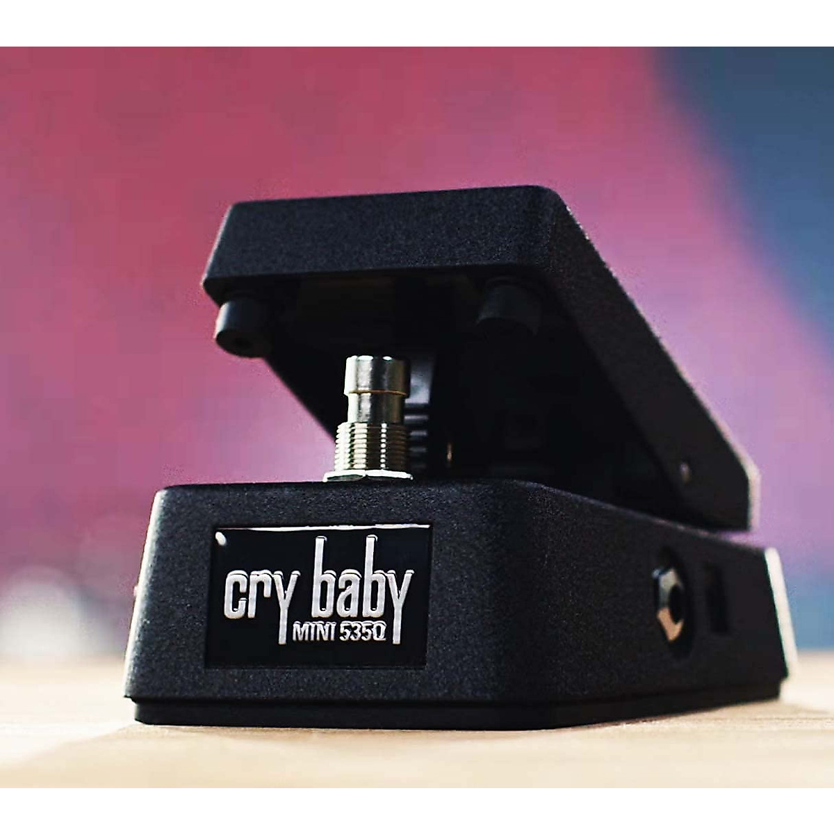 Dunlop Cry Baby 535Q Mini Wah Guitar Effects Pedal (CBM535Q) Bundle with Blucoil 4x Guitar Picks, 10' Straight Instrument Cable (1/4"), 9V AC Adapter, 2x Patch Cables, 5x Cable Ties, and 20' XLR Cable