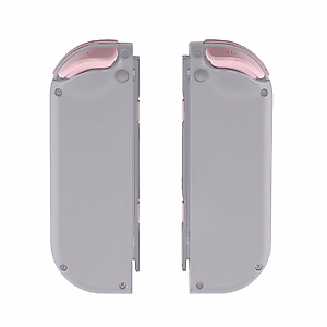 eXtremeRate DIY Full Set Buttons for Nintendo Switch & Switch OLED, Replacement Buttons for JoyCon, ABXY Direction Keys SR SL L R ZR ZL + - Home Capture Trigger Buttons Springs - Cherry Blossoms Pink