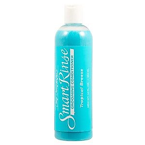 Chris Christensen Smart Rinse Tropical Breeze Ultra Concentrated Dog Conditioner, Makes up to 8 Bottles, Grooming Pet Conditioner, Groom Like a Professional, Delightfully Fragranced, All Coats, Made in the USA, 12oz