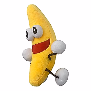 2023 Shovelware Brain Game Plush - 10" Cute The Dancing Banana Plushies Toy for Fans Gift - Soft Stuffed Figure Doll for Kids and Adults - Birthday Easter Basket Stuffers Choice