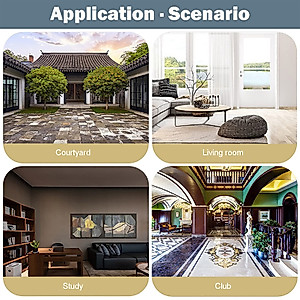 JENKEM Decorative Ceramic Garden Stool, White Glazed Hollow Out Shoe Changing Stool, Suitable for Living Room, Balcony, Garden, Etc