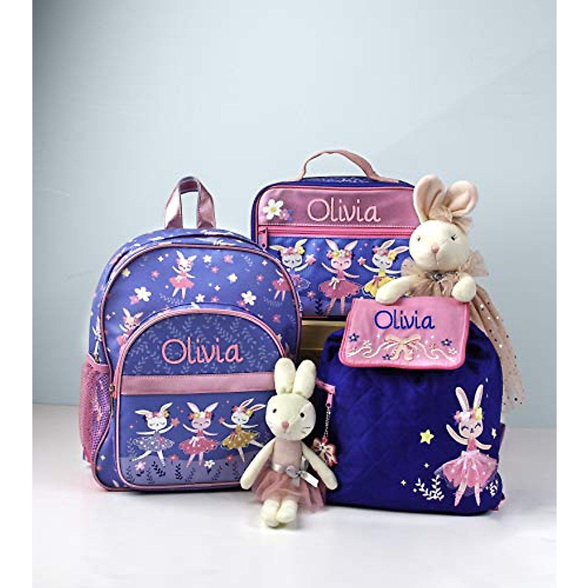 Stephen Joseph, Stuffed Animal Toy 11 inches, Small Super Soft Plush Doll, Toys for Baby, Toddler, Kids, Bebe Bunny