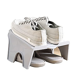 DARKIA Home Storage Shoe Racks Modern Cleaning Storage Shoes Rack Living Room Convenient Shoe Boxes Shoes Organizer Stand Sheves (Color : Dark Gray)