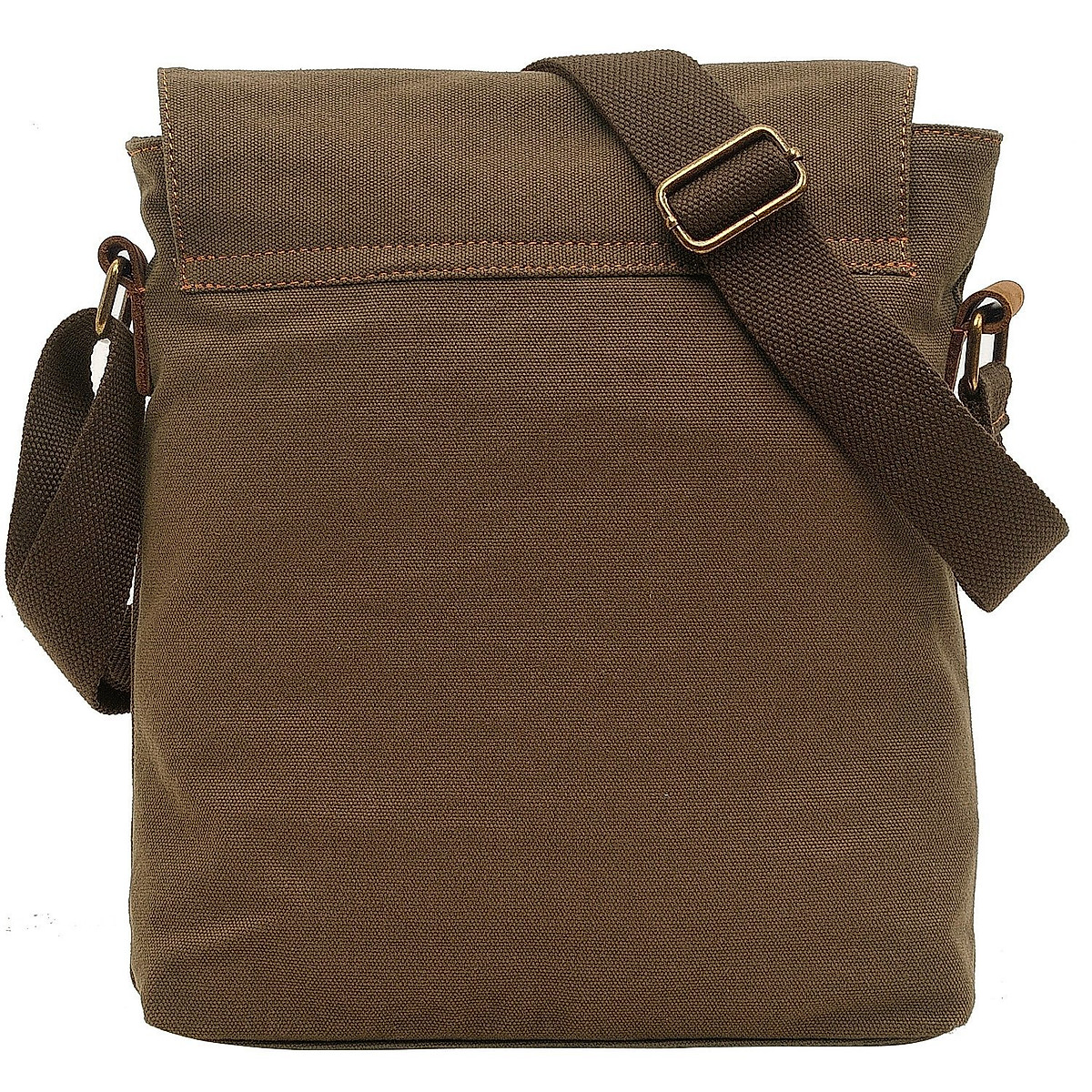 AIBAG Messenger Bag, Vintage Small Canvas Shoulder Crossbody Purse (Army Green)