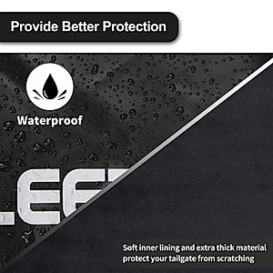 LEETPIC Tailgate Bike Pads for Pickup Truck Tailgate with Secure Bike Frame Straps, Tailgate Protection Pad for Bike and Truck (Classic)