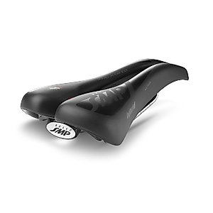 SMP Selle Hybrid Gel Man Bicycle Saddle Seat - Black Made in Italy