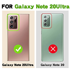 Case for Samsung Galaxy Note 20 Ultra (6.9-inch) Girls Women Cute Floral Slim Shockproof Protection Cover with Gold Ring Stand Mandala Ethnic Style Phone Case