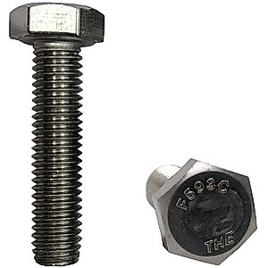 3/8" -16 x 3-304-STAINLESS Steel - 18-8 HEX Head Bolt - 304 Grade. General Purpose - Hurricane Bolt (50)