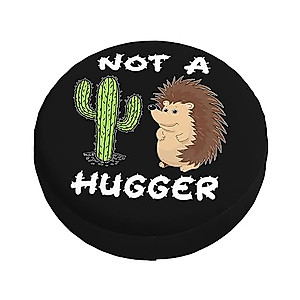 Not A Hugger Hedgehog,Funny Tire Cover Universal Fit Spare Tire Protector for Truck SUV Trailer Camper Rv