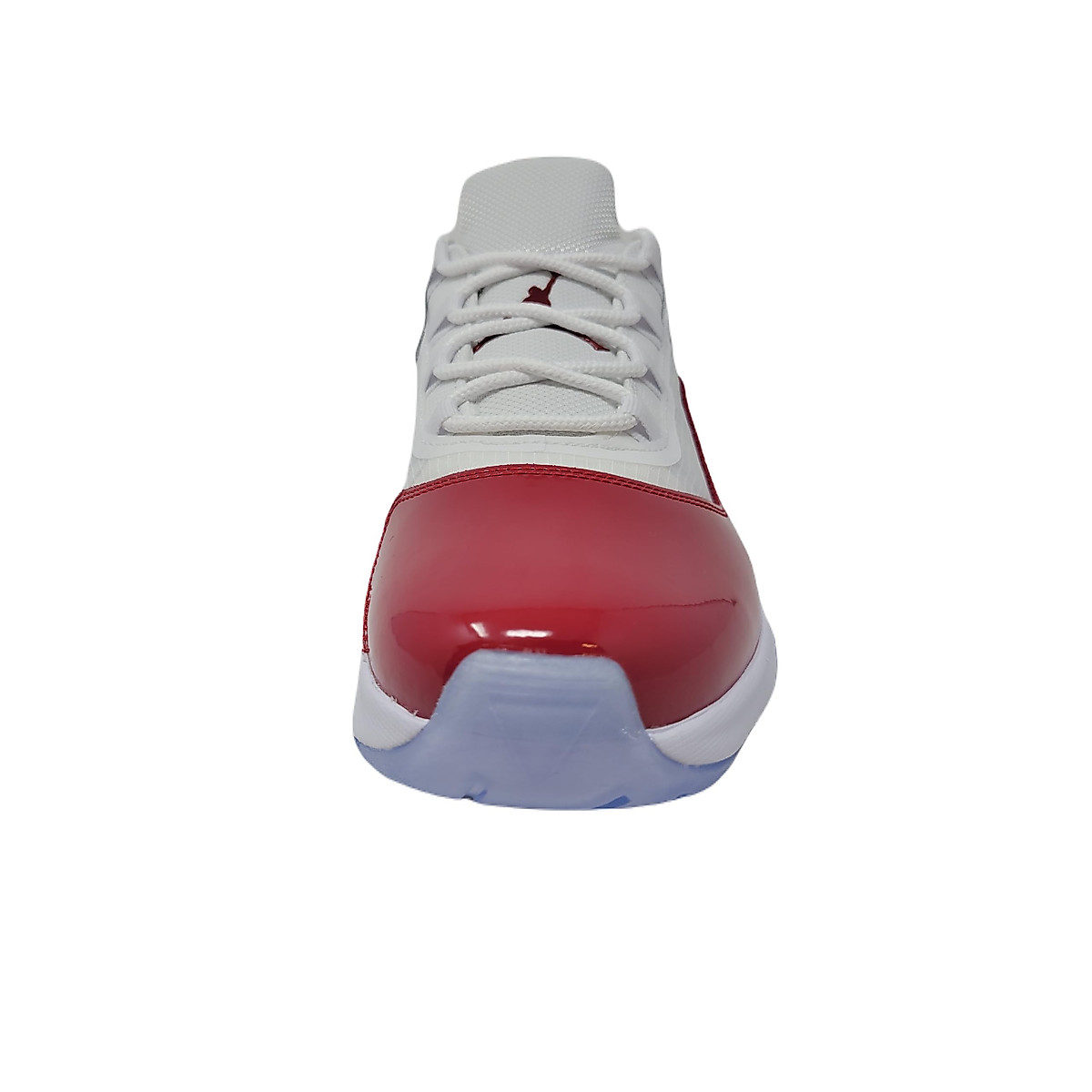 Nike Men's Jordan 11 CMFT Low Basketball Shoes, White/Gym Red-Black, 9 M US