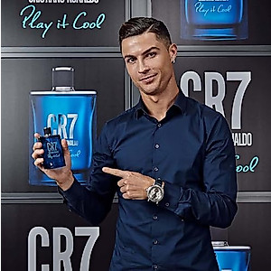 Cristiano Ronaldo Eau De Toilette Cologne for Men - Mandarin, Bergamot, Lavender, and Musk Scent - 3.4 oz