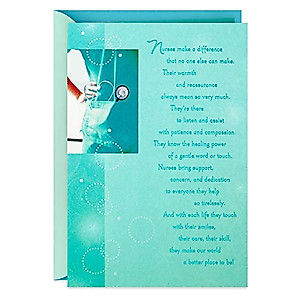 Hallmark Nurse Graduation Card (Nurses Make a Difference)