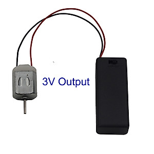 LampVPath (Pack of 3 2 AAA Battery Holder with Switch, 2 x 1.5V AAA Battery Holder Case with Wire Leads and ON/Off Switch