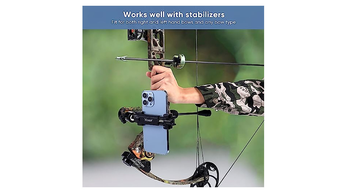 KEAUP 360° Bow Phone Holder | Archery Hunting Videos & Photos