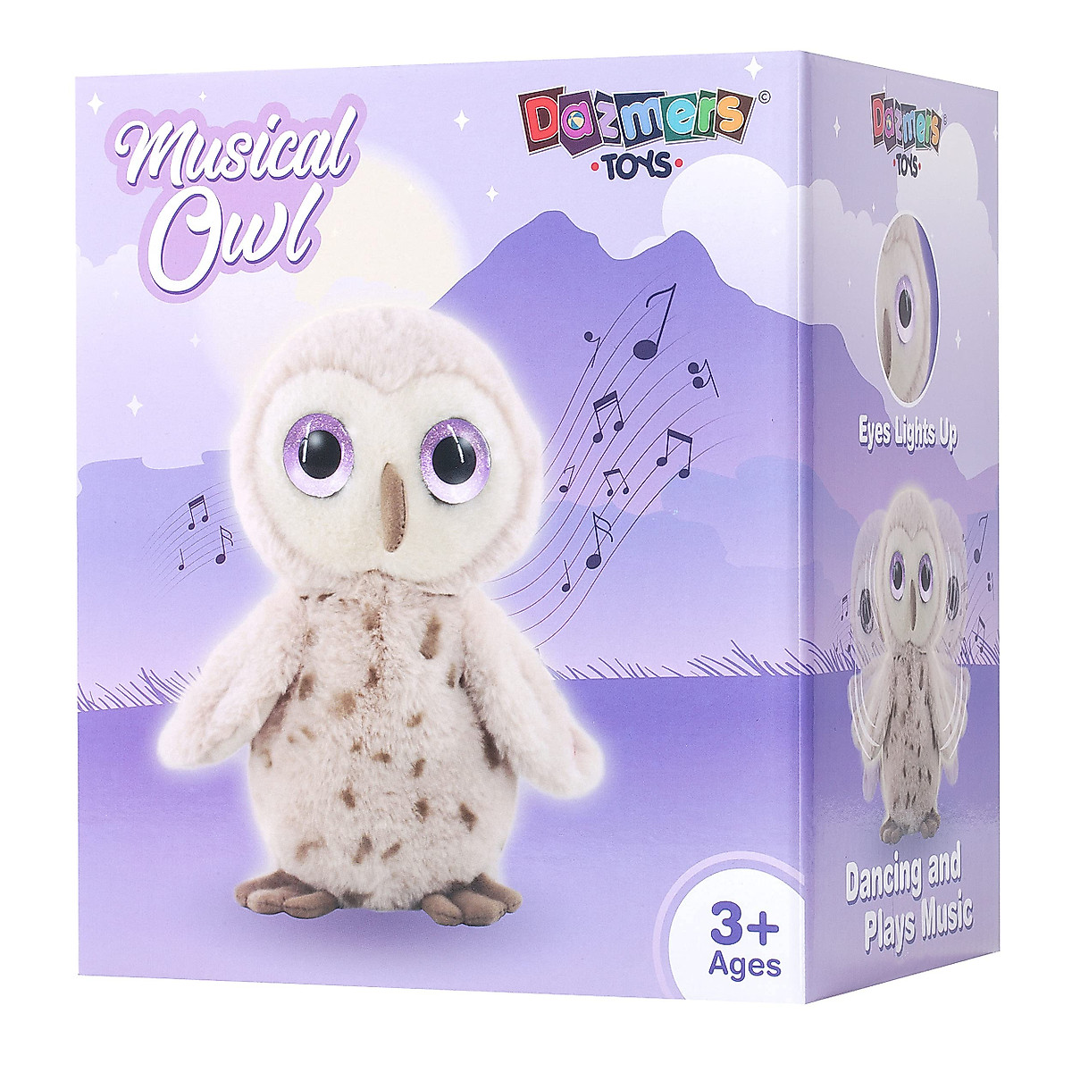 Dancing Owl Stuffed Live Animals Plush Toy - Interactive Toddler Toy - Singing Owl - Cute and Soft Stuffed Pets Alive Animal for Baby - Animated Stuffed Plush Live Pets Toy for Toddlers