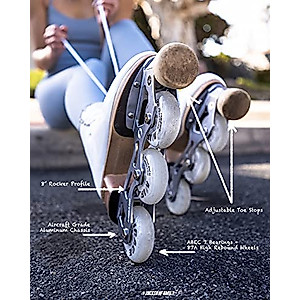 Jackson Ultima Inline Roller Skates/Black Vista/Women's Size 7 / JUST LAUNCHED 2021