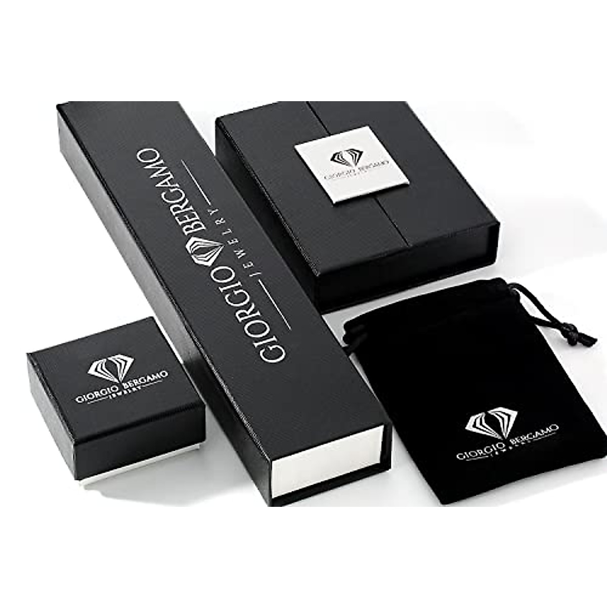 925 Italian Sterling Silver 2mm Solid Franco Chain, Rhodium Plated Square Box Link Necklace, Giorgio Bergamo (24)