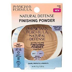 Physicians Formula Natural Defense Setting Powder, Face & Finishing Powder, SPF 20 Fair | Dermatologist Tested, Clinicially Tested