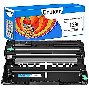 Cruxer Compatible Drum Unit Replacement for Brother DR820 DR-820 use for HL-L6200DW HL-L6250DW HL-L6300DW HL-L6400DW L5850DW MFC-L6750DW MFC-L6900DW DCP-L5650DN Printer (Black, 1-Pack)