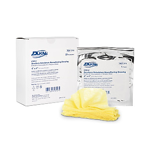 Dukal 215 Alba Xeroform Petrolatum Gauze, Sterile, 4" x 4", Pack of 25