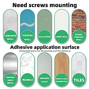 Under Cabinet Paper Towel Holder, Adhesive Paper Towel Holder,AMPURSQ Under Cabinet Paper Towels Holder for Kitchen, Farmhouse,RV, and Bathroom,Brushed Nickle Wall Mount Paper Towel Roll Holder(Black)