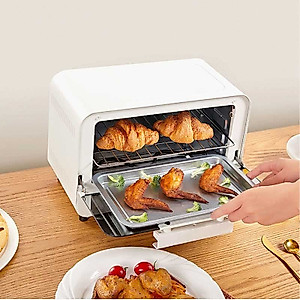 FZZDP Double Layer Home Mini Electric Oven Roast Chicken Cake Baking Cooker pizza oven vertical toaster portable pizza oven