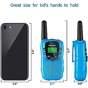 Walkie Talkies for Kids 3 Pack 3 Miles, 2 Way Radio Toys for Kids with Backlit LCD Flashlight, Christmas or Birthday Gifts for Girls and Boys Age 3-12 (Blue Pink Green)